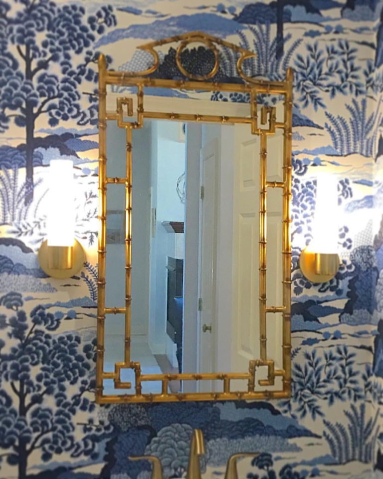Antique Gold Bamboo Mirror - Dessau Home